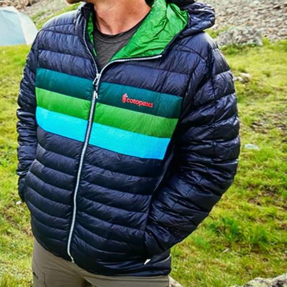 cotopaxi | Jackets & Coats | Cotopaxi Mens Fuego Down Hooded Jacket Black Spruce Size Xl 275 ...